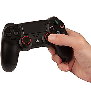 4 Pair / 8 Pcs Replacement Silicone Thumb Grip Stick Analog Joystick Cap Cover for Ps3 / Ps4 / Ps5 / Xbox 360 / Xbox One/Game Controllers Black