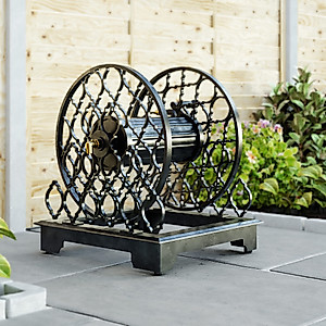 Lush Landscapes Metal Ornamental Hose Reel II