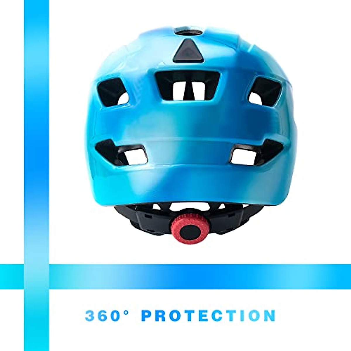 OnBros Kids Bike Helmet - Bike Helmet for 5-14 Boys or Girls with Visor, Children Bicycle Helmet for Skateboard Mountain Scooter Road Cycling, Lightweight and Adjustable 50-57CM