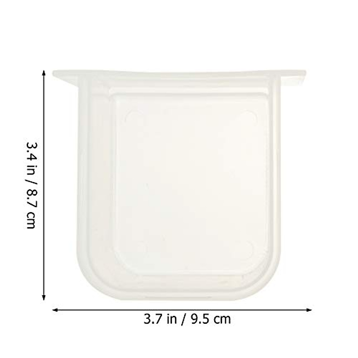 balacoo 4pcs Plastic Birdcage Bird Feeder Food Dish Cage Parakeet Food Bowl Parrot Feeders Water Bowls Cockatiel Drinking Bowls for Parrot Parakeet Cockatiel Bird