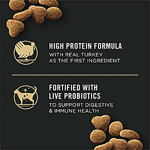 Purina Pro Plan Hairball Management, Indoor Cat Food, Turkey and Rice Formula - 3.5 lb. Bag