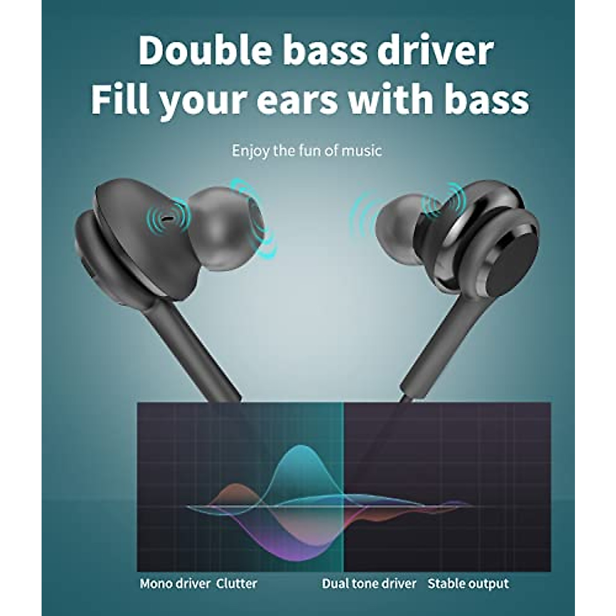 Wired 3.5mm Earbud With Microphone Headset Computer Jack PC Laptop in Ear Headphone phone Gaming Video Game headset (2pack)Compatible for Samsung Galaxy S10 pad Kid for School Chromebook Auriculare I