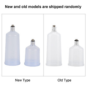 Plastic Spray Paint Gun Airbrush Cup Pot Airbrush Accessories Watering Can Spray Paint Cup Threaded Connector Part 2 Pcs/Set