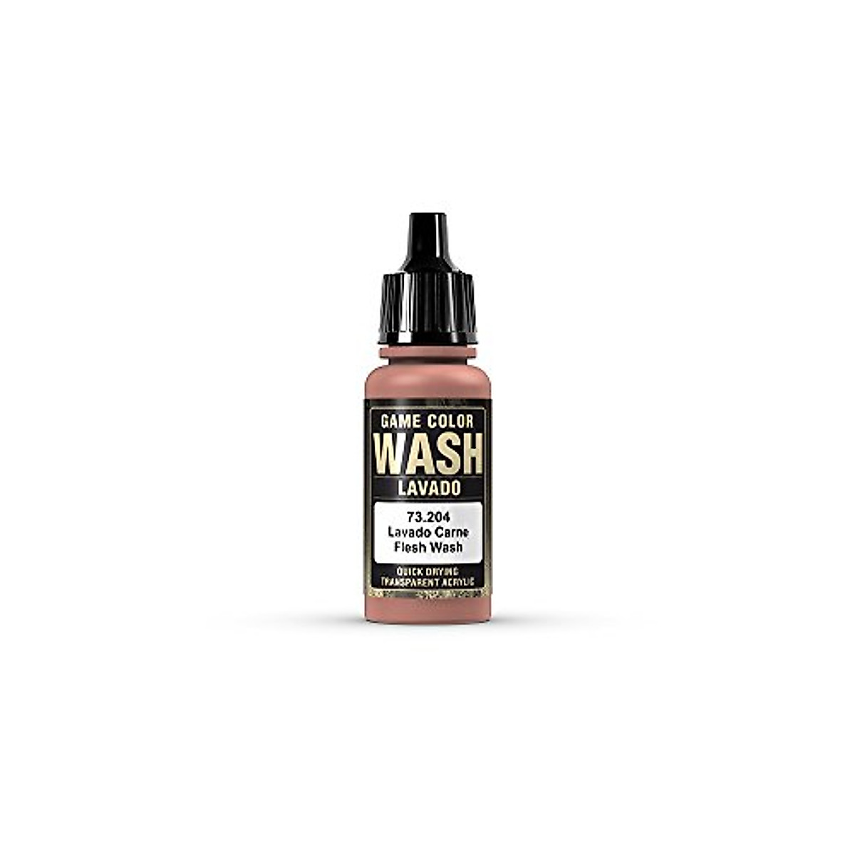 Vallejo Flesh Wash, 17ml, 0.57 Fl Oz (Pack of 1) (VJ73204)