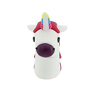 Lingtoolator cta Novelty Unicorn Shape Design 32GB USB 2.0 Flash Drive Cute Memory Stick Horse Thumb Drive Data Storage Pendrive Cartoon Jump Drive Gift (White) (32GB)