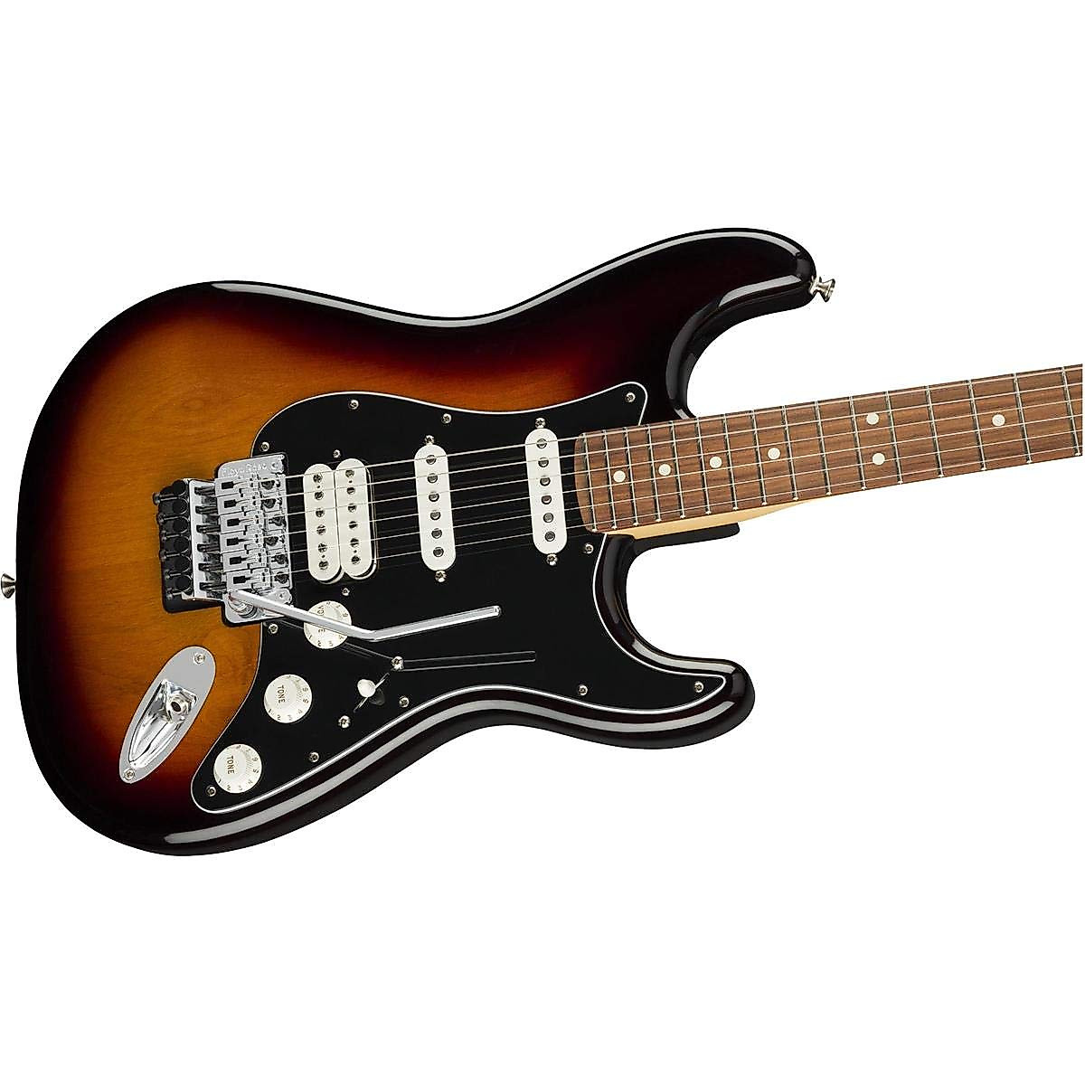 Fender Player Stratocaster Floyd Rose Electric Guitar, with 2-Year Warranty, 3-Color Sunburst, Pau Ferro Fingerboard