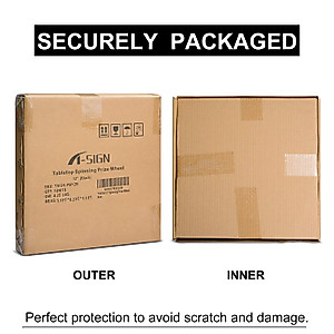 Spinning Wheel for Prizes, 10 Slots Black Prize Wheel with Eraser, 12 Inch Spin Wheel with Stand, Roulette Wheel for Tabletop - Wheel of Fortune Wheel Spinner for Carnival, Game Casino and Trade Show