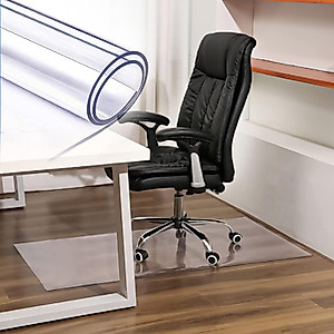 28x48 15x23 36x48 Floors Floor Mat PVC Clear Hard-Floor-Chair-mats Chair Mats Under Desk Protector Pad Easy Glide Slip Resistant 0.04" 0.06" Thick (Color : T1.5mm/0.06")