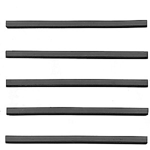 LTKJ 5PCS Black MnZn Ferrite Rod Bar Loopstick for Radio Antenna Aerial Crystal AM 10X200mm
