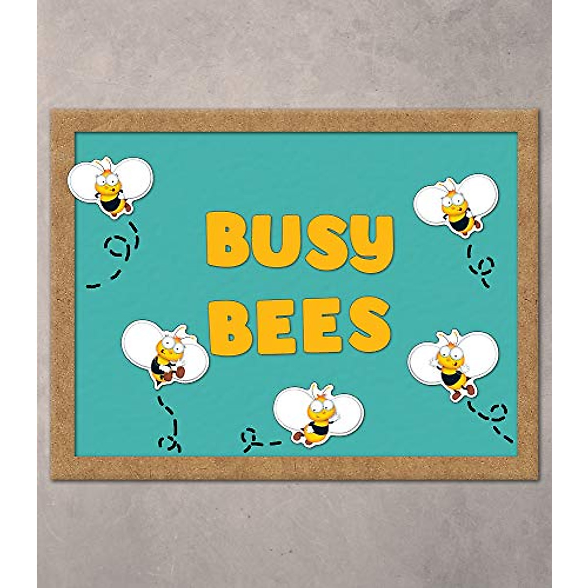 Carson Dellosa 45-Piece Buzz-Worthy Bee Bulletin Board Cutouts, Bumble Bee Cutouts for Bulletin Board, Spring Classroom Décor, Elementary and Seasonal Classroom Décor