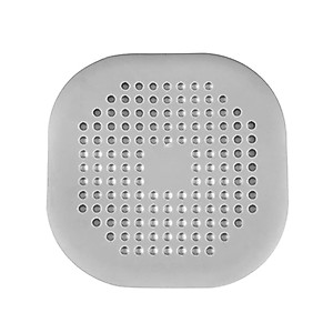 NSADE Hair Filter Sink Anti-Blocking Strainer Bathtub Shower Floor Drain Stopper Silicone Kitchen Deodorant Plug Bathroom Accessories(A Gray)