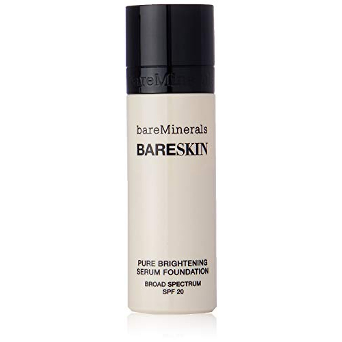 bareMinerals bareSkin Pure Brightening Serum Foundation SPF 20, Bare Porcelain 01, 1 Ounce
