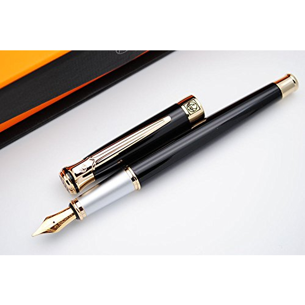 Picasso 903 Sweden Flower King Fountain Pen Original Box (Black)