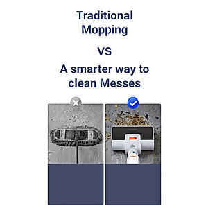 Equator 5lbs White Electric Sweeper Mop Cordless Self Cleaning with Rechargeable Battery