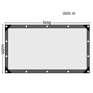 SHIJINHAO Shading Net，Shade Cloth，85% Anti-UV Patio Block Light Mesh Tarp Metal Hole Edge Stitching Awning, 21 Sizes (Color : Brown, Size : 1x1m)