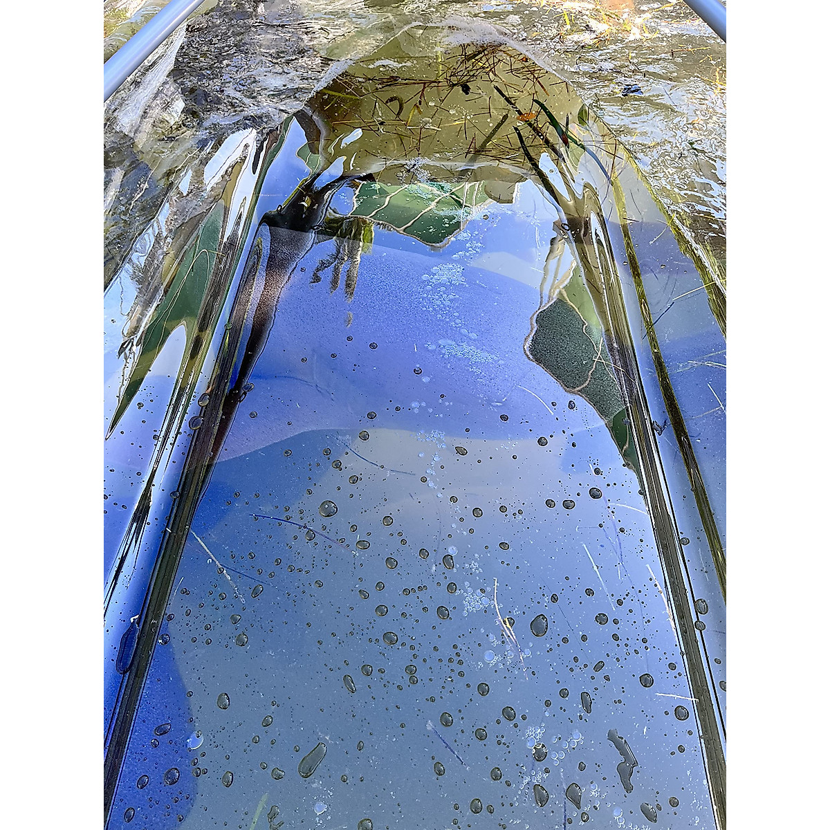 Genuine Crystal Kayak by The Crystal Kayak Company | Clear Commercial Grade Single/Double Riders | Transparent Hybrid Kayak/Canoe | Exploring, Fishing, Rental or Family Fun!