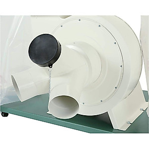 Grizzly Industrial G1030Z2P - 3 HP Dust Collector with Aluminum Impeller