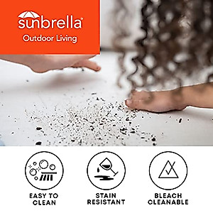 Honeycomb Indoor/Outdoor Sunbrella Dupione Bamboo Lumbar Toss Pillow: Recycled Fiberfill, Weather and Fade Resistant, Comfortable and Stylish Pack of 2 Pillows for Patio Furniture: 21" W x 12" L