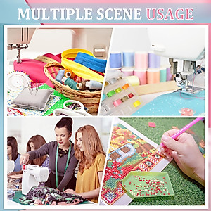 Bulyoou 3 Pcs A3 Project Bag for Quilting Craft Storage for Quilters Clear Mesh Design Art Supply Bag Artwork Storage Organize for Artworks Charts and Teaching Material Multipurpose