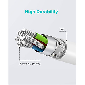 MARSDOCK 2 Pack 6.6FT USB C to L Charging Cable, Super Fast Charger Cord for iPhone 13 12 11 Pro Max XS XR X 8, iPad Pro Air Mini, High Speed Data Sync