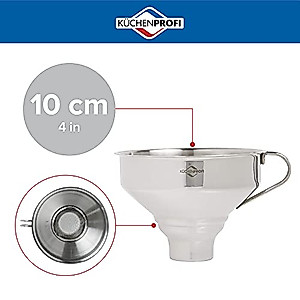 Küchenprofi 18/10 Stainless Steel Funnel with Filter