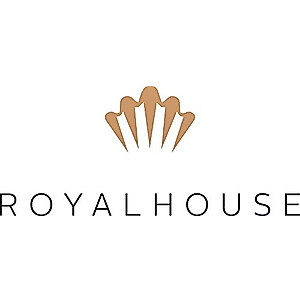 ROYALHOUSE Purple Flower Thank You Plastic t-Shirt Bags - 308 pcs/roll