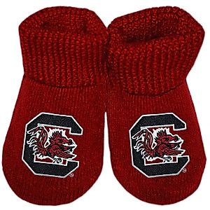 Creative Knitwear University of South Carolina Gamecocks Newborn Baby Bootie Sock