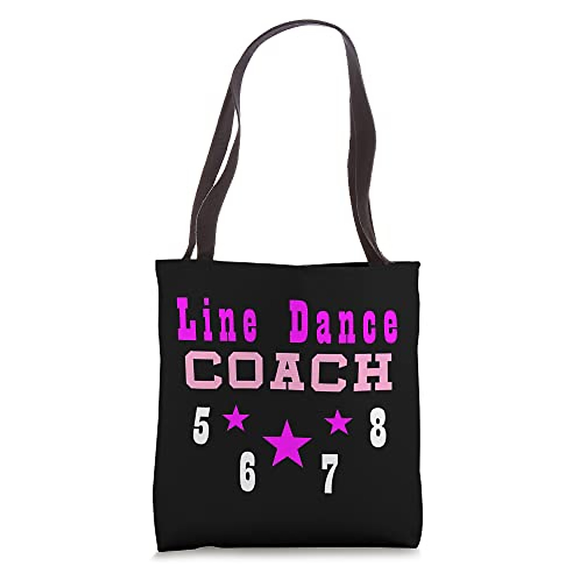 Line Dance Coach 5 6 7 8 Trainer Country Music Tote Bag
