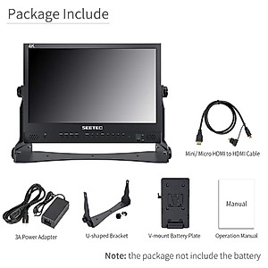 SEETEC ATEM156 15.6" 4 HDMI Input Output Quad Split Display for ATEM Mini Video Switcher Live Streaming Broadcast Director Monitor Used in Movie Production