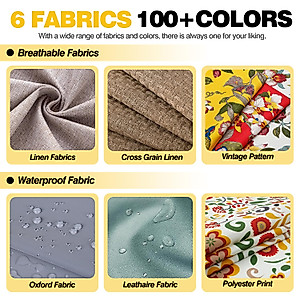 ROIPXM Custom Window Seat Cushion, Bench Cushions for Indoor Furniture with Non-Slip, 75D Thicken Spong Bench Pad Cushion, Waterproof Outdoor Seat Cushions, Garden Furniture Swing Cushion