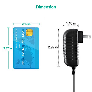 KONKIN BOO Replacement US 9V Power Supply Adapter for Simmons SD200 SD600 SD1200 Electronic Drum