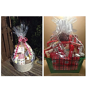 AnapoliZ Clear Cellophane Wrap Bags | (10 Pcs) X-Large 24”in X 30”in | 2.5 Mil Thick Crystal Clear Cello Bag | Clear Cellophane Basket Bags Large | Cellophane Bags for Baskets | Basket Wrapping Bags