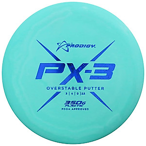 Prodigy Disc 350G Series PX3 Putter Golf Disc [Colors May Vary] - 170-174g