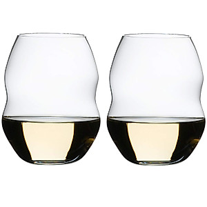 Riedel Swirl White Wine Glasses, Set of 2