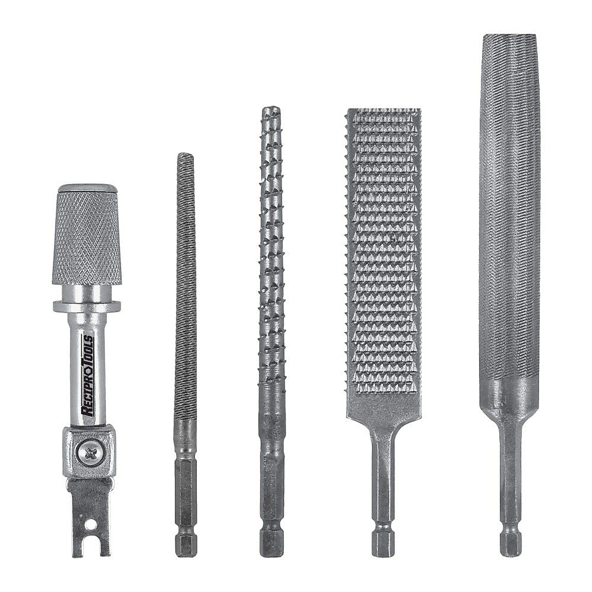 Reciprotools RCT-5PC-FK 5 PC Wood and Metal Filing Kit for Recipro Small