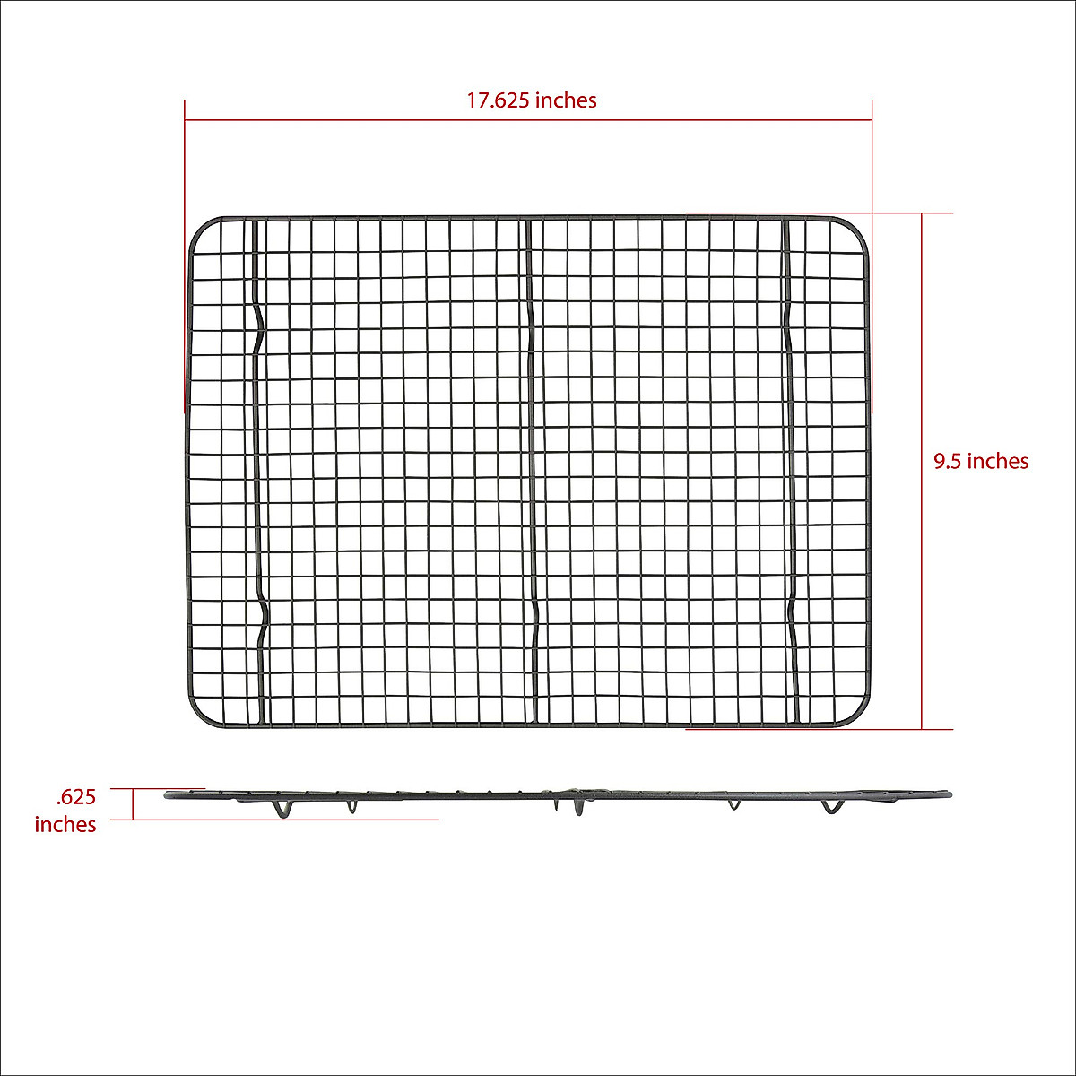 Taste of Home® Baking Sheet 18 x 13 inch with 17.5 x 12.5 inch Non-Stick Cooling Rack