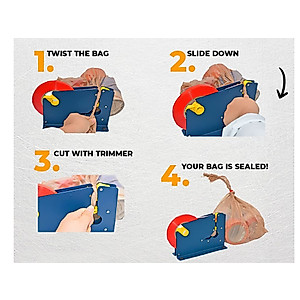 18Pcs PVC Bag Sealing Tape - Basic Collection - Poly Bag Sealing Tape 3 Color - 3/8 inch x 110 yds. (Pack of 6) - Ideal for Packaging and Sealing Meat, Gifts, or Ice Bags