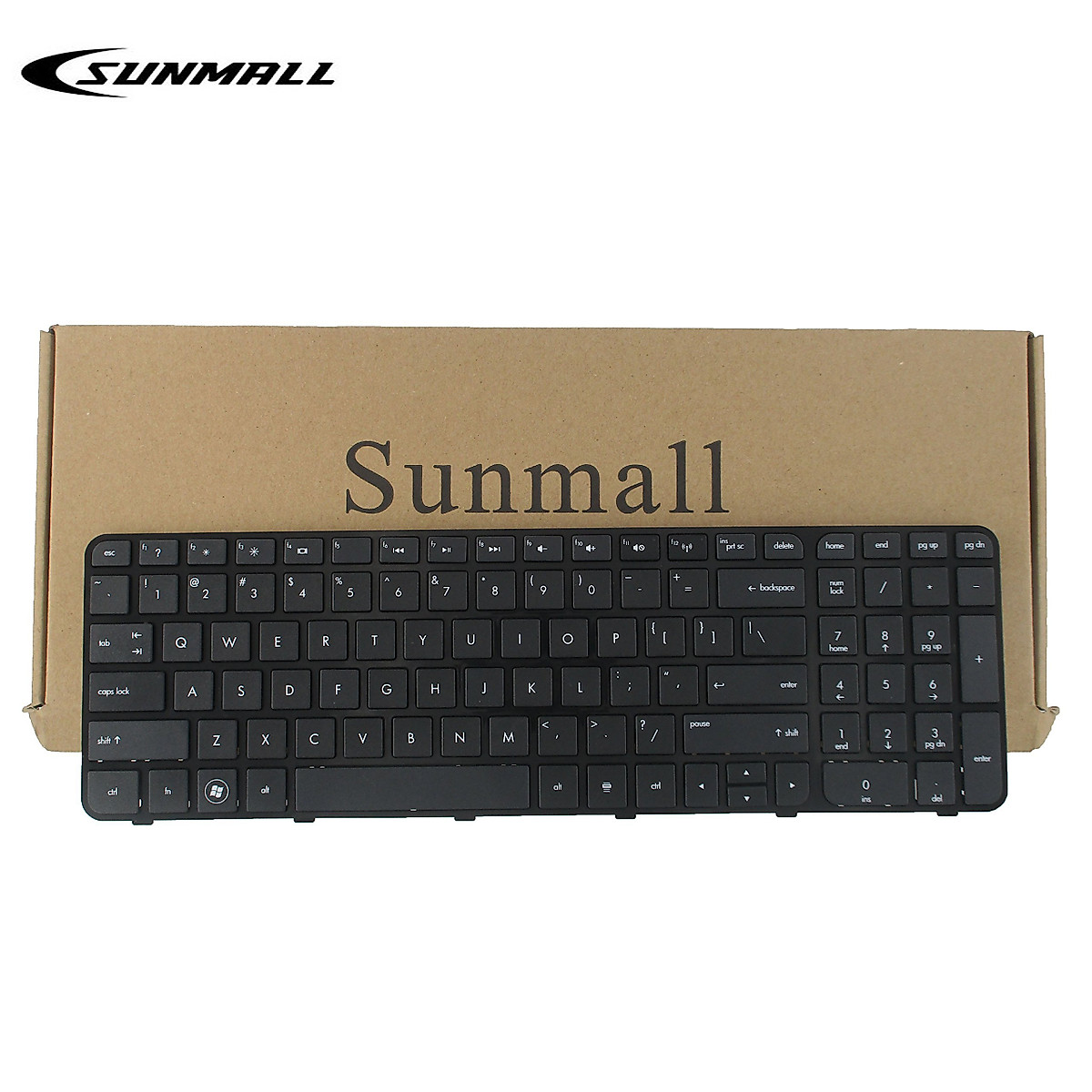 SUNMALL Replacement Keyboard with Frame Compatible with HP Pavilion G6-2000 G6-2100 G6-2200 G6-2300 G6T-2000 g6-2002xx g6-2010nr g6-2090ca g6-2106nr g6-2111us Series US Layout