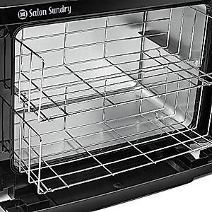 Salon Sundry Professional High Capacity Hot Towel Warmer Cabinet - Facial Spa and Salon Equipment - Black