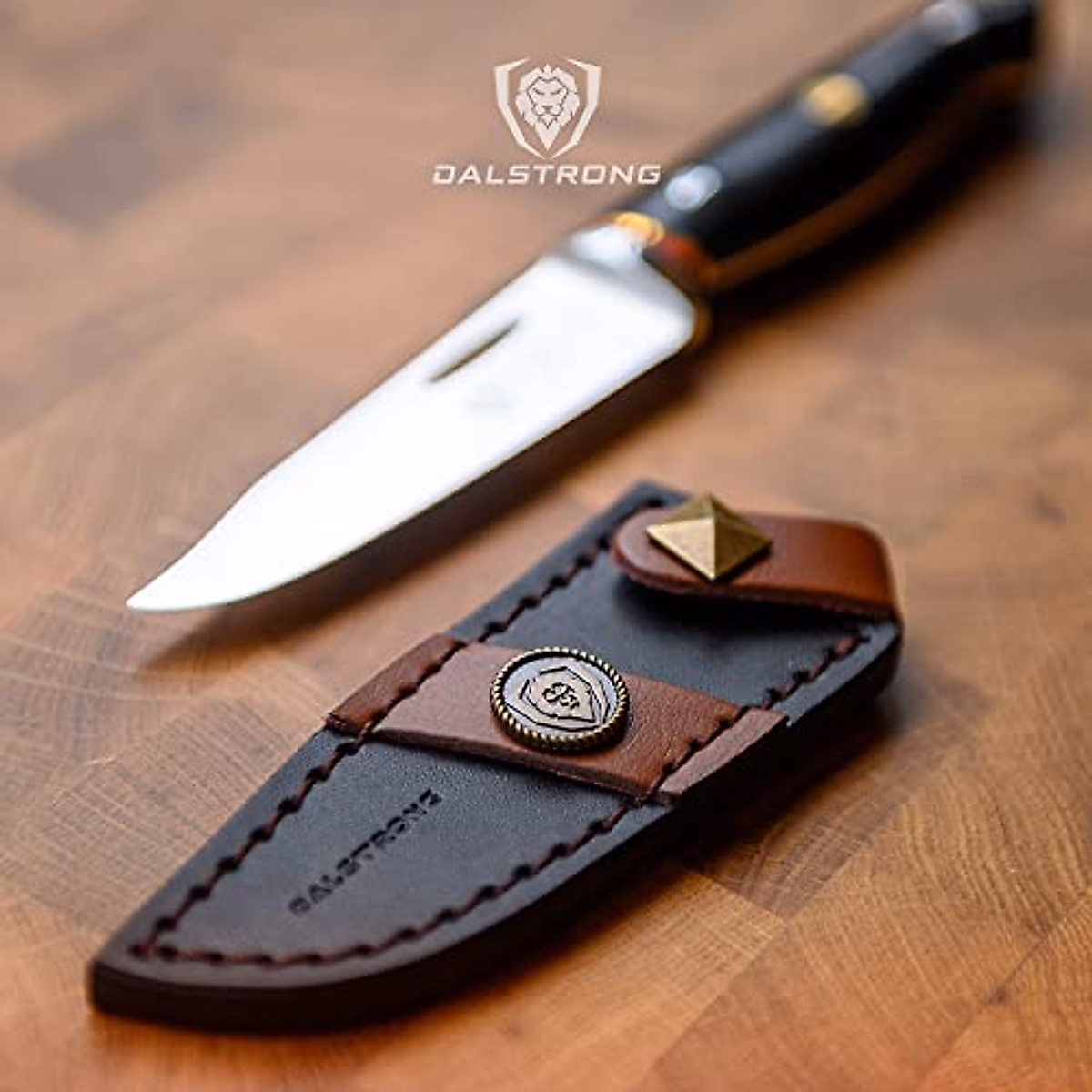 Dalstrong Paring Knife - 3.5 inch - Centurion Series - Swedish 14C28N High - Carbon Stainless Steel Kitchen Knife - G10 Handle - Fruit, Vegetable, Meat - Cooking Chef's Knife - w/Sheath