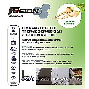 Fusion 2330 Liquid Deicer - Pet & Plant Safe, Eco Friendly Snow and Ice Melter - 18 Litre jug (4.75 gal)