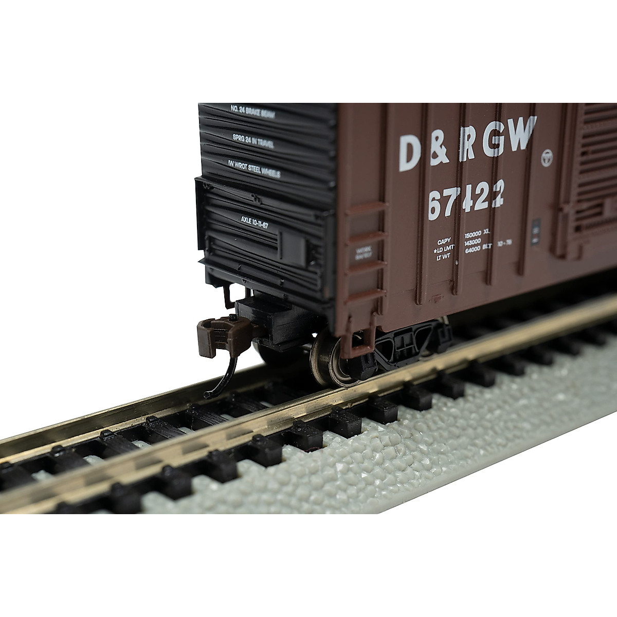 Bachmann Trains - HI-Cube Box CAR - Rio Grande™ #67422 - Brown - N Scale