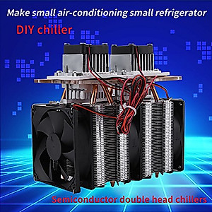 Peltier Cooler, 144W 12V 15A Low Noise Thermoelectric Peltier, for Making Small Refrigerators Small Air Conditioners Pet refrigerators Semiconductor Experiments