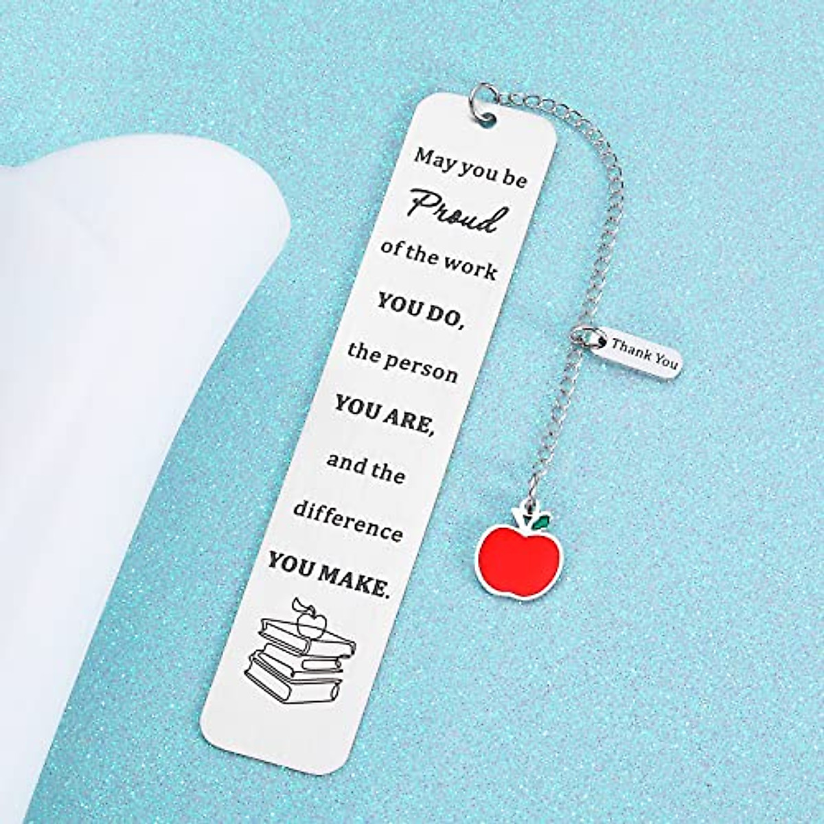 Teacher Appreciation Gifts for Women Men Teacher Appreciation Gifts in Bulk Thank You Gifts for Teachers Bookmark for Principles Teacher Gifts from Students Graduation Retirement Gifts for Teachers