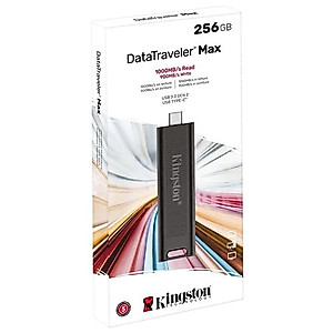 Kingston DataTraveler Max 256GB USB-C Flash Drive with USB 3.2 Gen 2 Performance - 2 Pack