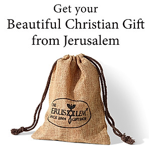 Communion Cups, Goblet, Chalice - the Lord's Supper - Wooden Bread Tray with Handmade Olive Wood Kiddush Cup also for Eucharist of the Holy Communion in Christian Congregations in Gift Bag.