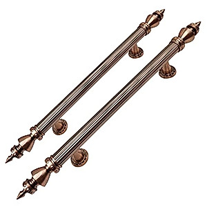 SUCHETA Modern Sliding Door Handle,European Style Barn Door Push Bar,Stainless Steel Interior Exterior Gate Handle,32"/35"/47"/51"/59" Long Door Socket (Size:80 cm/32inch,Style:Style1)