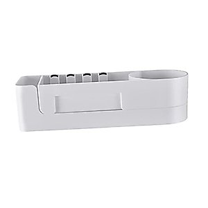 Zerodeko 1pc Wall Storage Rack Corner Towel Rack Shower Wall Organizer Bath Corner Shelf Metal Storage Rack Swivel Towel Rack Metal Shelving Bathroom Storage Racks Bathroom Rack Plastic