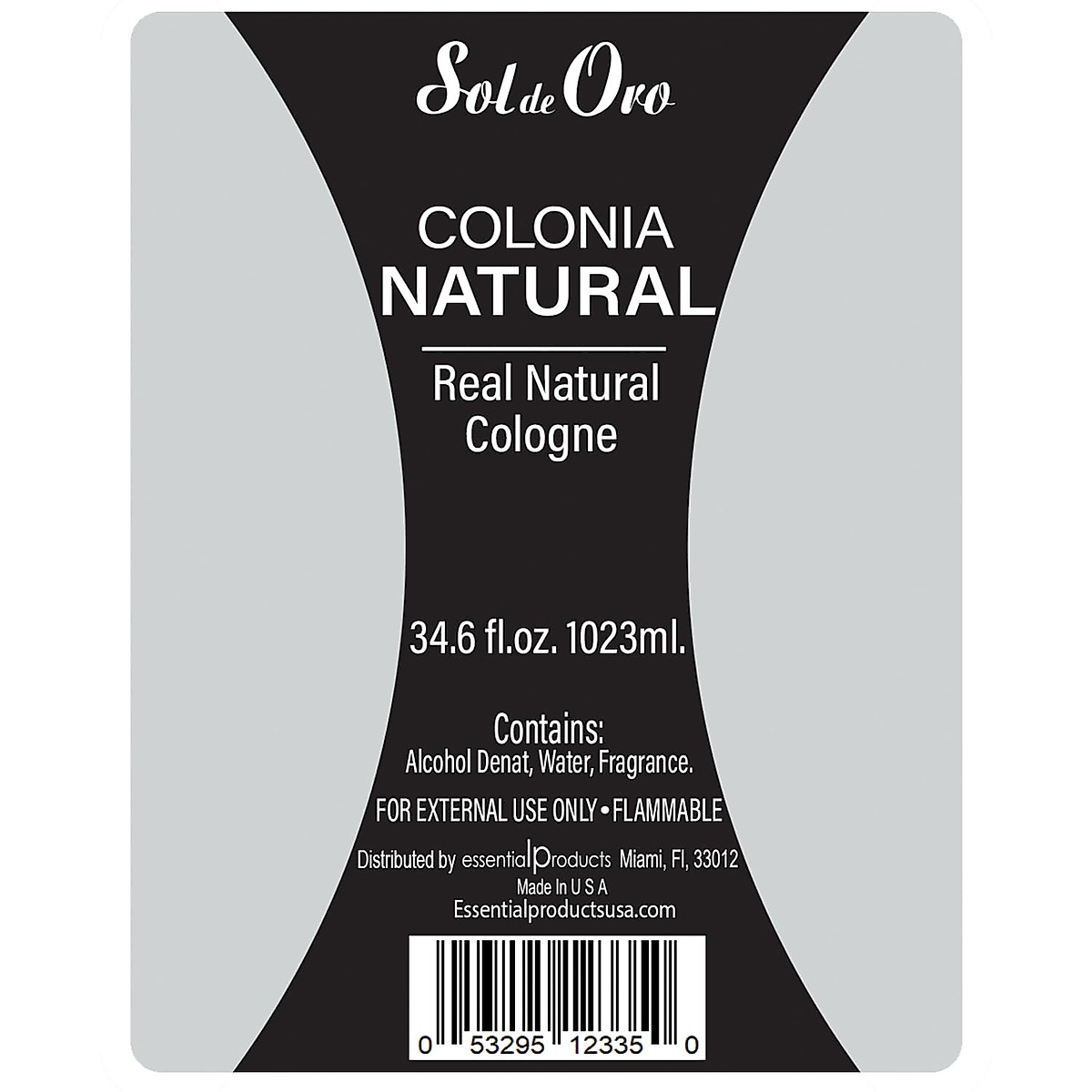 SOL DE ORO Cologne Natural 32 oz