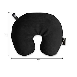 Bucky Utopia U-Shaped Neck Pillow, Black, One Size